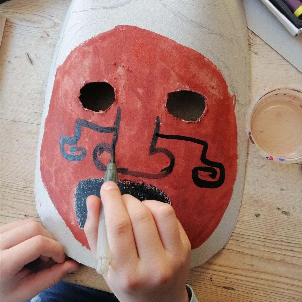 How To Make a Mayan Mask - Babbling Vagabonds